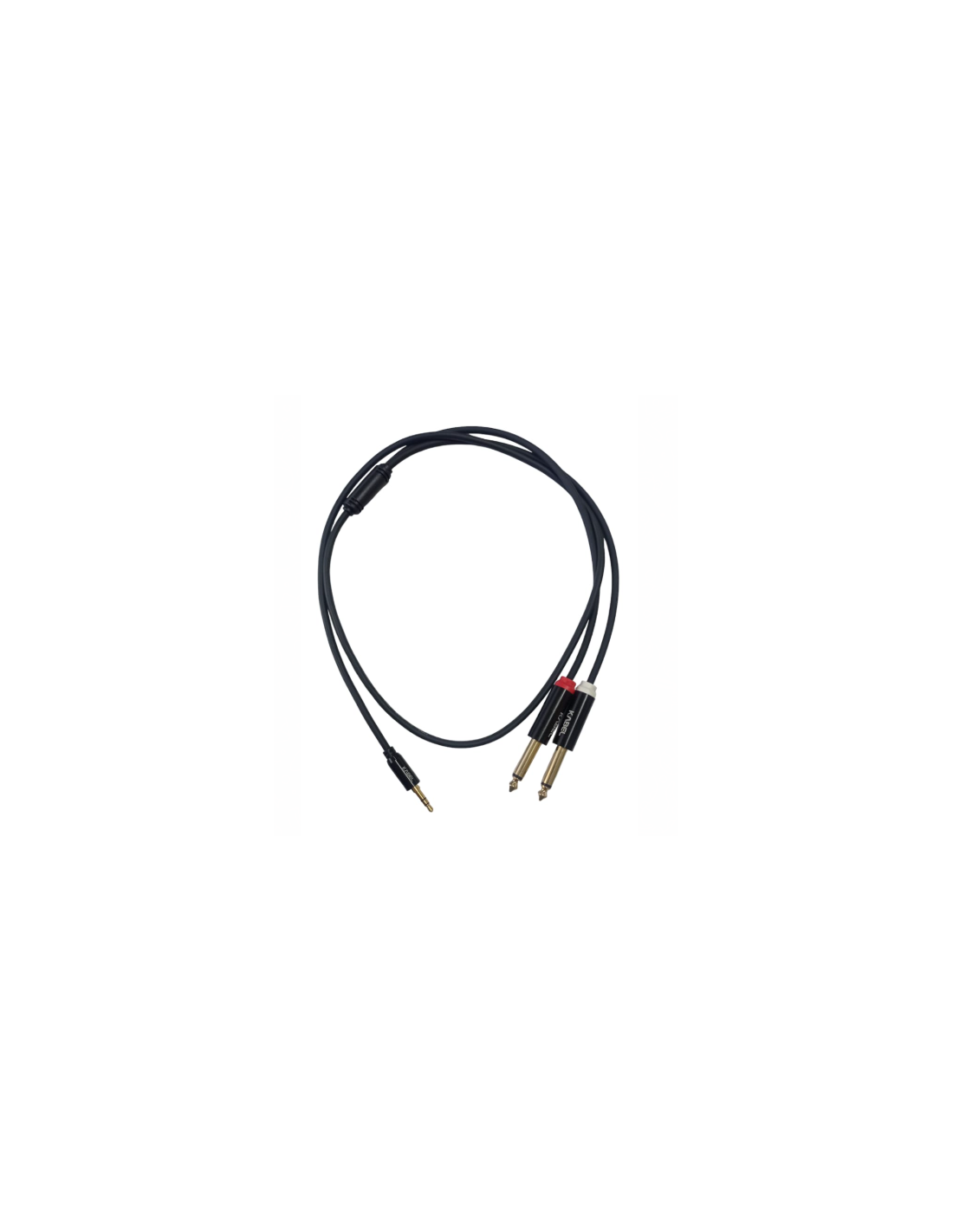 CABLE MINI PLUG A DOS PLUG